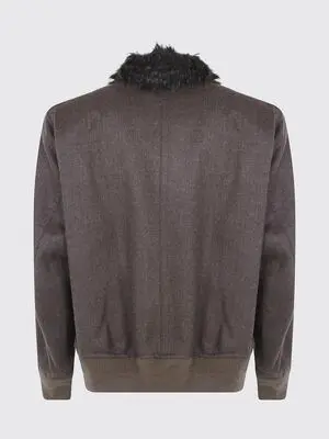 Sacai Bomber Jacket With Fur Collar