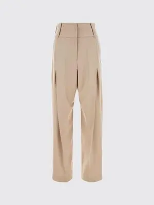 Sportmax Tailored Wide Leg Trousers - Beige