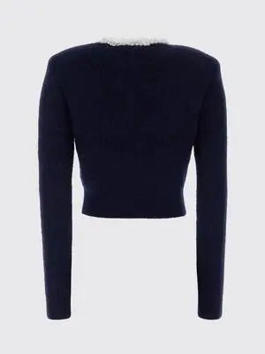 SELF-PORTRAIT Alpaca-blend Cardigan - Navy