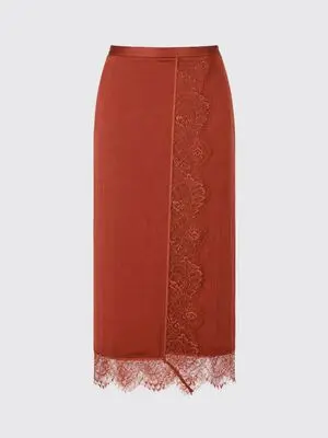 TWINSET Embellished Lace Midi Skirt
