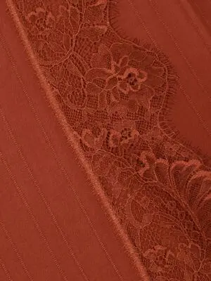 TWINSET Embellished Lace Midi Skirt