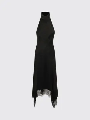 Andamane Halterneck Lace Trim Dress
