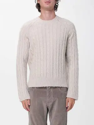 DIANA STUDIO Chunky Cable Knit Crewneck Sweater - Brown