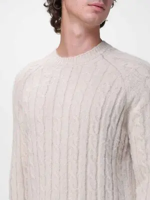 DIANA STUDIO Chunky Cable Knit Crewneck Sweater - Brown