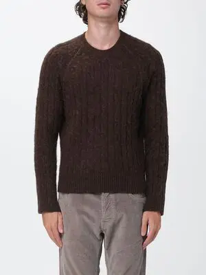 DIANA STUDIO Chunky Cable Knit Crewneck Sweater - Burnt