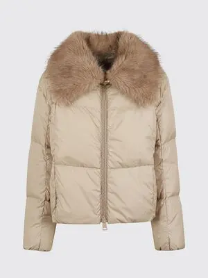 Herno Quilted Jacket With Fur Collar
