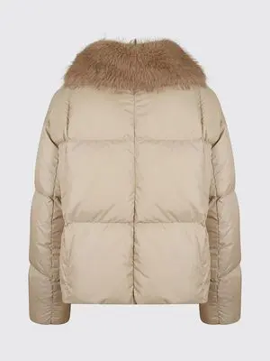 Herno Quilted Jacket With Fur Collar