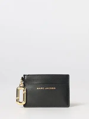 Marc Jacobs The Snapshot Cowhide Leather Card Holder With Logo Charm
