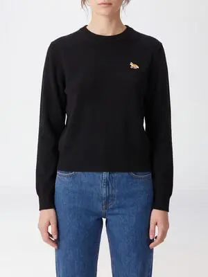 Maison Kitsuné Crew Neck Sweater - Black