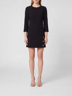 TWINSET Dress With Heart Detail - Black