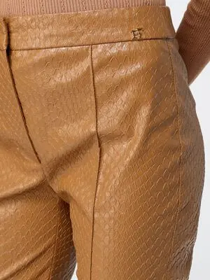 Elisabetta Franchi Tailored Flare Trousers - Brown