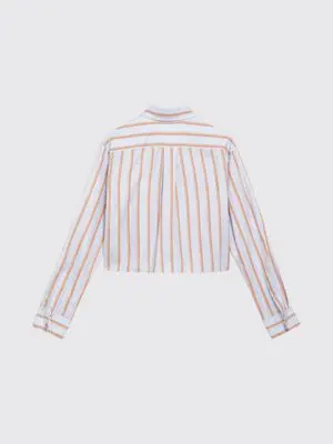 JW Anderson Striped Cropped Shirt