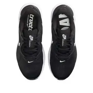 Nike Structure 26 Extra Wide Athletic Sneakers - Black/wolf Grey/metallic Silver