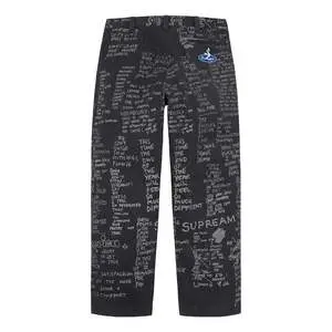 Supreme Gonz Poems Chino Pants 'black White