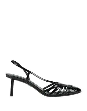 FERRAGAMO Patent Leather Slingback Pumps