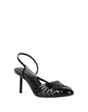 FERRAGAMO Patent Leather Slingback Pumps