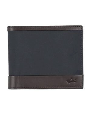 Paul & Shark Wallet Cow Leather, Textile Fibers - Brown
