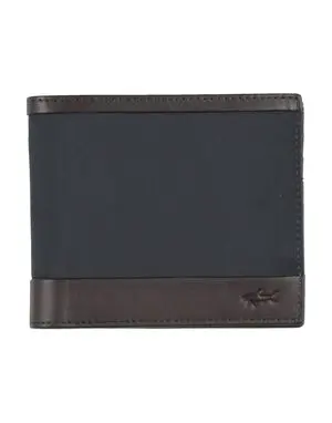 Paul & Shark Wallet Cow Leather, Textile Fibers