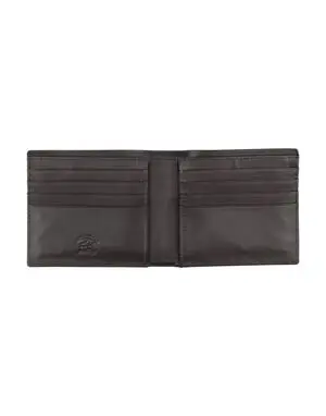 Paul & Shark Wallet Cow Leather, Textile Fibers