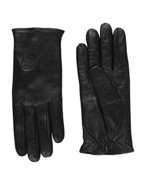 Emporio Armani Ovine Leather Gloves - Black