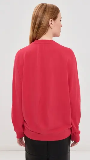 Tibi Lightweight Sweatshirting Crewneck