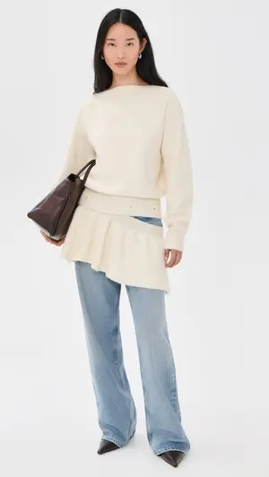 Source Unknown Corinth Peplum Sweater
