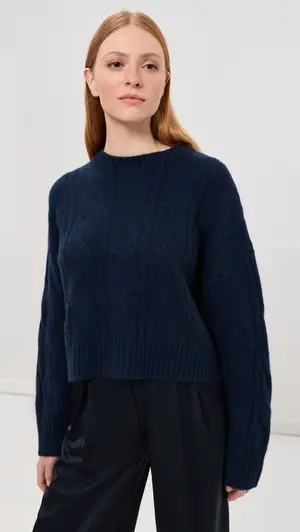 Sablyn Tristan Cashmere Crew Neck Pullover