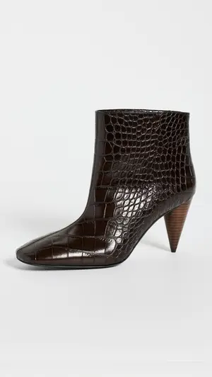 Stella McCartney Wide Cone Heel Booties