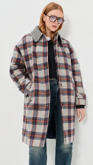 Veronica Beard Laurent Dickey Collared Coat