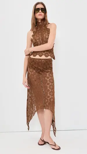 Lioness Trophy Midi Skirt