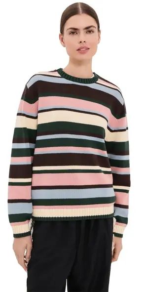 TANNER FLETCHER Millhouse Striped Sweater - Multi Stripe