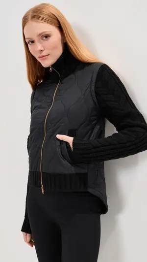 Veronica Beard Patra Mixed Media Jacket