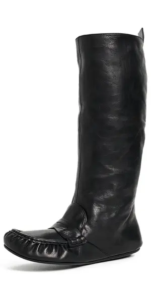 Acne Studios Bojan Slouch Boots - Black