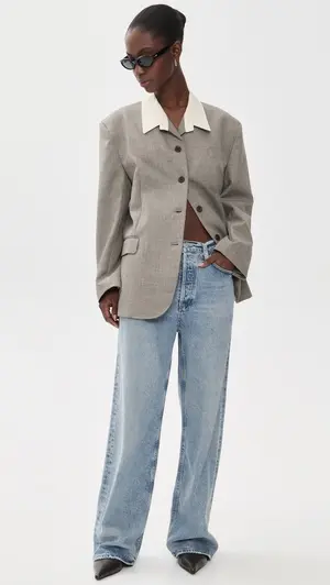 Source Unknown Suki Collar Blazer