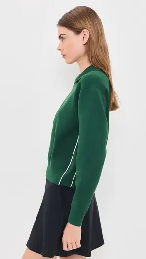 Rlx Ralph Lauren Long Sleeve Collared Sweater