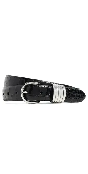 Anderson's Faux Croc Leather Belt - Black