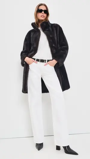 Apparis Blair Shaved Mink Coat