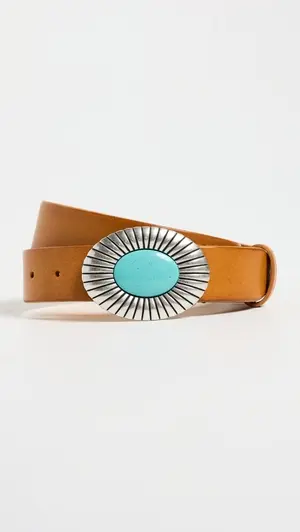Anderson's Full Grain Leather Belt - Yellow