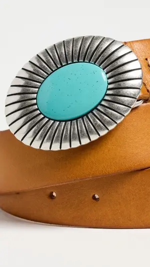 Anderson's Full Grain Leather Belt - Yellow