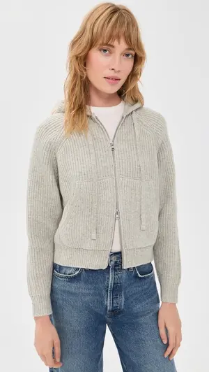 DUNST Hooded Knit Cardigan