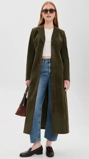Joe's Jeans The Faux Suede Long Coat