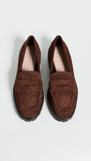 LOEFFLER RANDALL Rina Lug Sole Loafers
