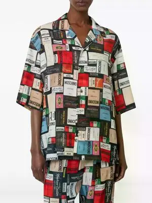 Moschino Printed Silk Shirt