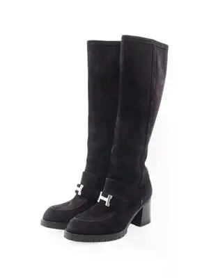 Hermès 2010s Folie H-logo Knee-high Boots