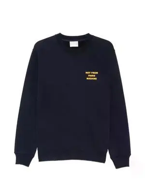 Drole De Monsieur Crew Neck Sweater - Blue