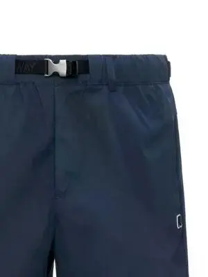 K-WAY Bourrier Logo Patch Shorts