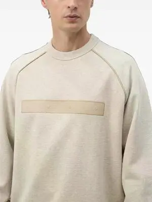 Hugo Relaxed-fit Cotton-terry Sweatshirt With Wide-set Logo