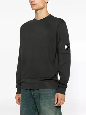 C.P. COMPANY Lens-detail Sleeve-pocket Sweatshirt - Grey