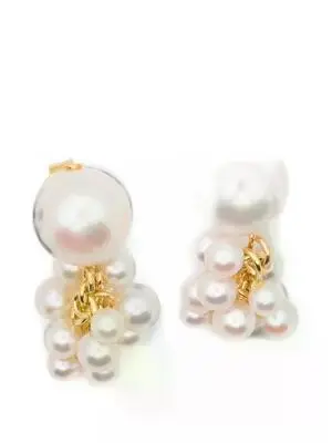 Completedworks Til The Stars Wane Pearl Earrings - Gold