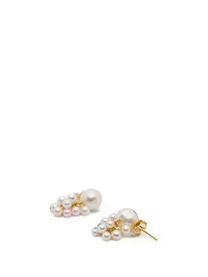 Completedworks Til The Stars Wane Pearl Earrings - Gold